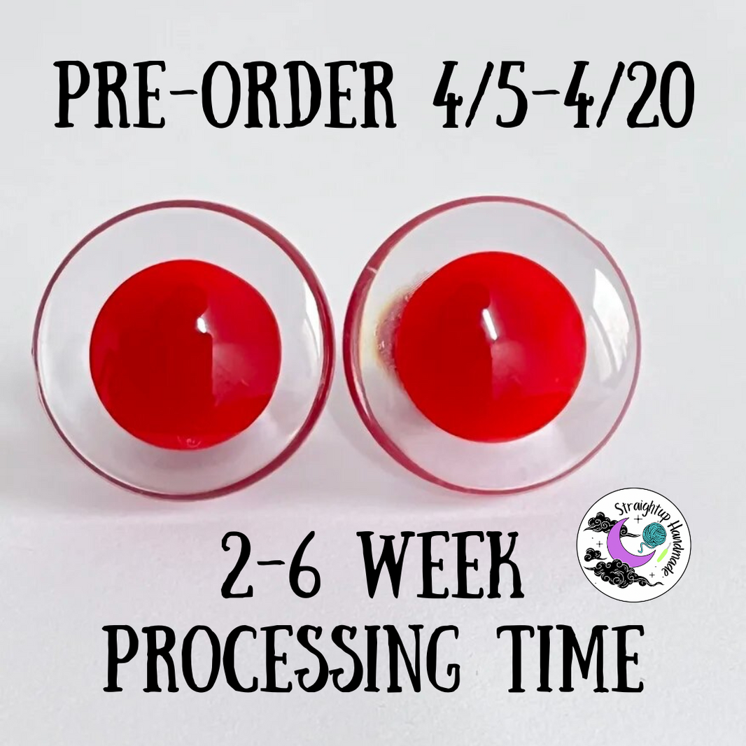 Hand Painted Safety Eyes – Straightup Handmade